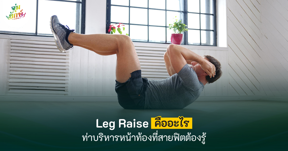 [ Leg Raise (รวมท่าออกกำลังกาย) ] ท่าลดพุงยอดฮิต 2026